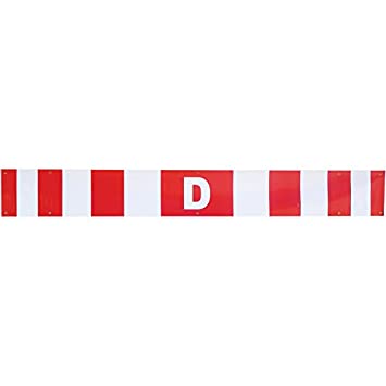 12" X 8' VINYL D-SIGN W/REINFORCED BORDER